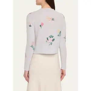 Bernadette Clete Floral Crewneck Cardigan
