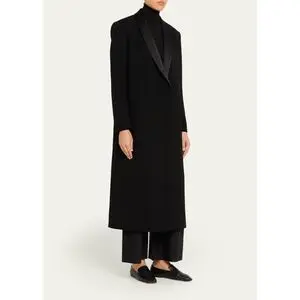 THE ROW Erdene Single-breasted Wool Long Coat