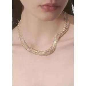 Lady Grey Mazzy Necklace With Crystals