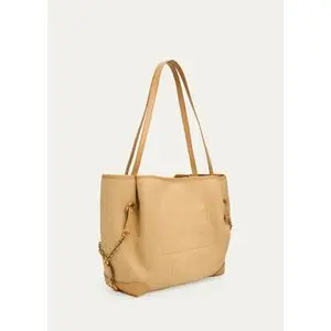 Chloé Clover Raffia-effect Tote Bag