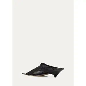 CHRISTEN 35mm Edge Stretch Mesh Mules