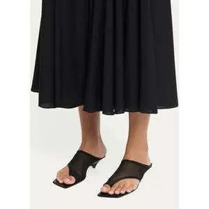 CHRISTEN 35mm Edge Stretch Mesh Mules