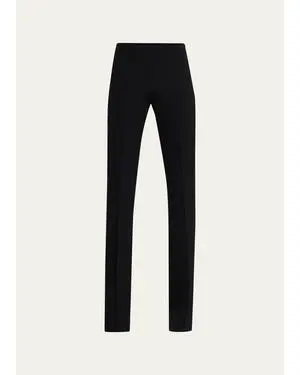 THE ROW Fabien Silk Twill Bootcut Pants
