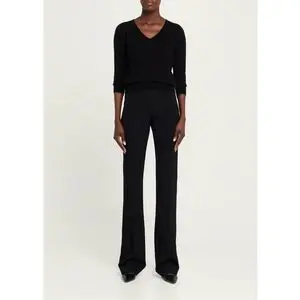 THE ROW Fabien Silk Twill Bootcut Pants