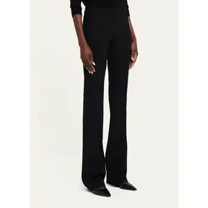 THE ROW Fabien Silk Twill Bootcut Pants