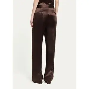 TOM FORD Silk Satin Wide-leg Pants