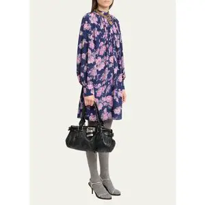 Chloé Paddington Leather Shoulder Bag - Black