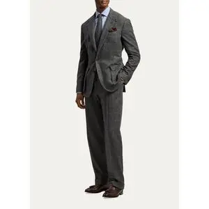 Ralph Lauren Purple Label Tic-weave Wool-cashmere Tie
