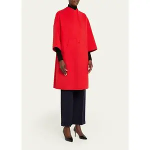 Giorgio Armani Bicolor Virgin Wool Coat