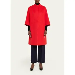 Giorgio Armani Bicolor Virgin Wool Coat