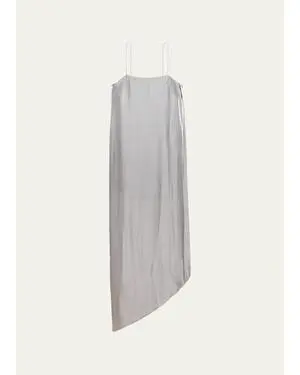 Helmut Lang Fluid Satin Slip Dress
