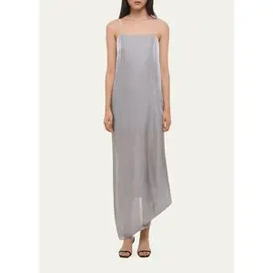 Helmut Lang Fluid Satin Slip Dress