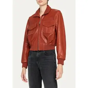 FRAME The Ace Leather Jacket