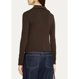 FRAME The Pocket Rib-knit Polo Shirt