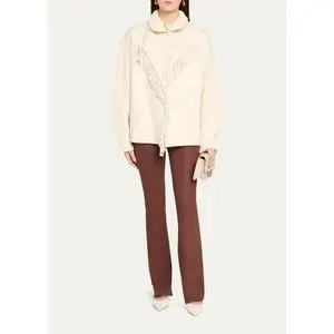 FRAME The Fringe Wool Coat