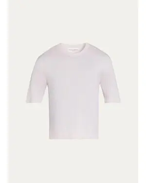 Officine Générale Wool-blend T-shirt - Grey