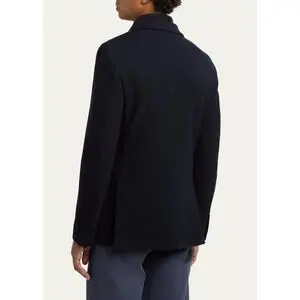 Zegna High Performance Jersey Wool And Cotton Jacket
