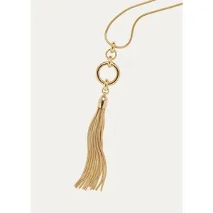 Lady Grey 14k Gold-plated Cleo Necklace With Tassel