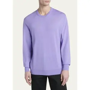 TOM FORD Fine Merino Wool Crewneck Sweater - Pervinca