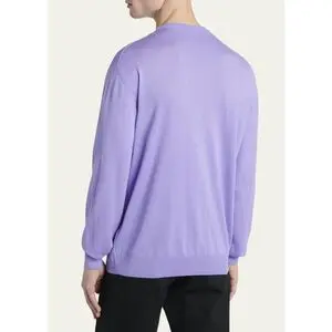 TOM FORD Fine Merino Wool Crewneck Sweater - Pervinca