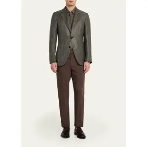 Zegna Silk-cotton Twill Single-breasted Sport Coat