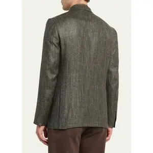 Zegna Silk-cotton Twill Single-breasted Sport Coat