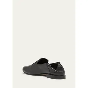 Givenchy Label Leather Foldable Loafers