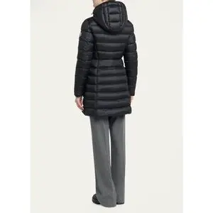 Moncler Hirma Hooded Long Down Jacket