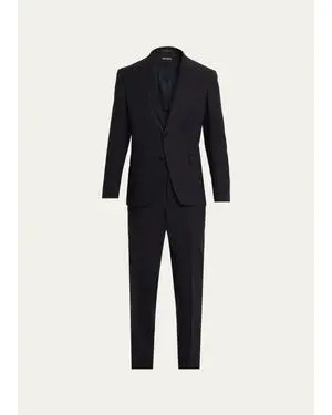 Zegna Linen Single-breasted Two-piece Suit