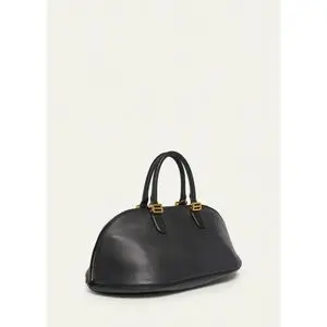 Balenciaga Bolero Medium Leather Bowling Bag