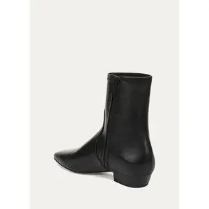Veronica Beard Glinda Leather Ankle Boots