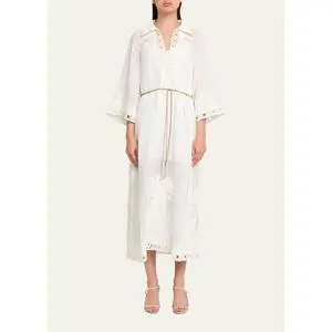 Zimmermann Indra Embroidered Maxi Dress