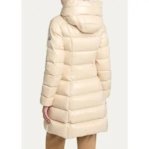 Moncler Marusse Hooded Mid-length Down Jacket