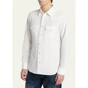 TOM FORD Slim-fit Corduroy Double-pocket Western Shirt