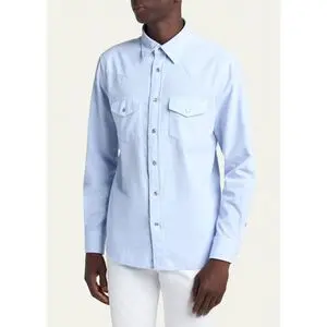 TOM FORD Slim-fit Corduroy Double-pocket Western Shirt