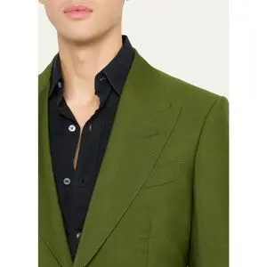 TOM FORD Wool Peak Lapel Single-breasted Sport Coat