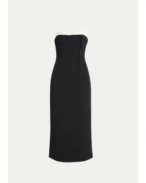 Simkhai Kristen Column Midi Dress