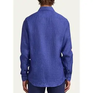 Frescobol Carioca Anton Linen Button-down Shirt