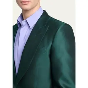 TOM FORD Wool Peak Lapel Modern Fit Single-breasted Sport Coat