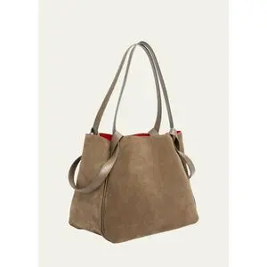 CHRISTIAN LOUBOUTIN Bettina Small Suede Tote Bag