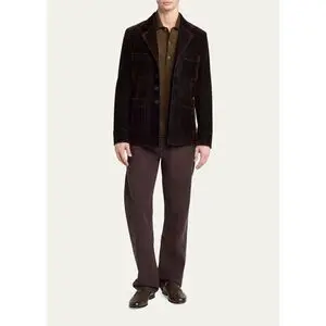 TOM FORD Wool Straight Leg Five-pocket Pants