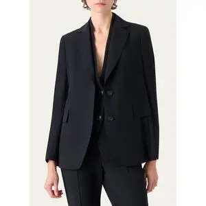Akris Malik Cool Wool Single-breasted Jacket