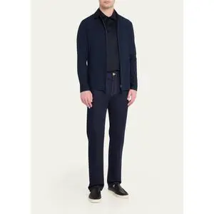 Giorgio Armani Dark-wash Denim Straight-leg Jeans