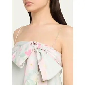 Bernadette Bailey Bow Babydoll Midi Dress