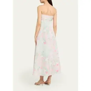 Bernadette Bailey Bow Babydoll Midi Dress