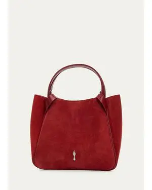 CHRISTIAN LOUBOUTIN Bettina Mini Suede Tote Bag Empire