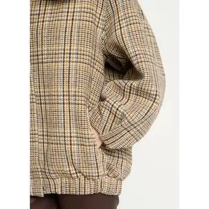 Ronny Kobo Savannah Tweed Faux Fur Collar Jacket