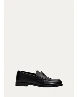 CHRISTIAN LOUBOUTIN The Plato Leather Penny Loafers