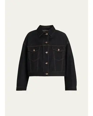 Brunello Cucinelli Boxy Denim Jacket