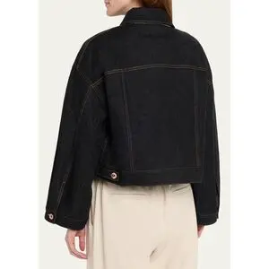 Brunello Cucinelli Boxy Denim Jacket